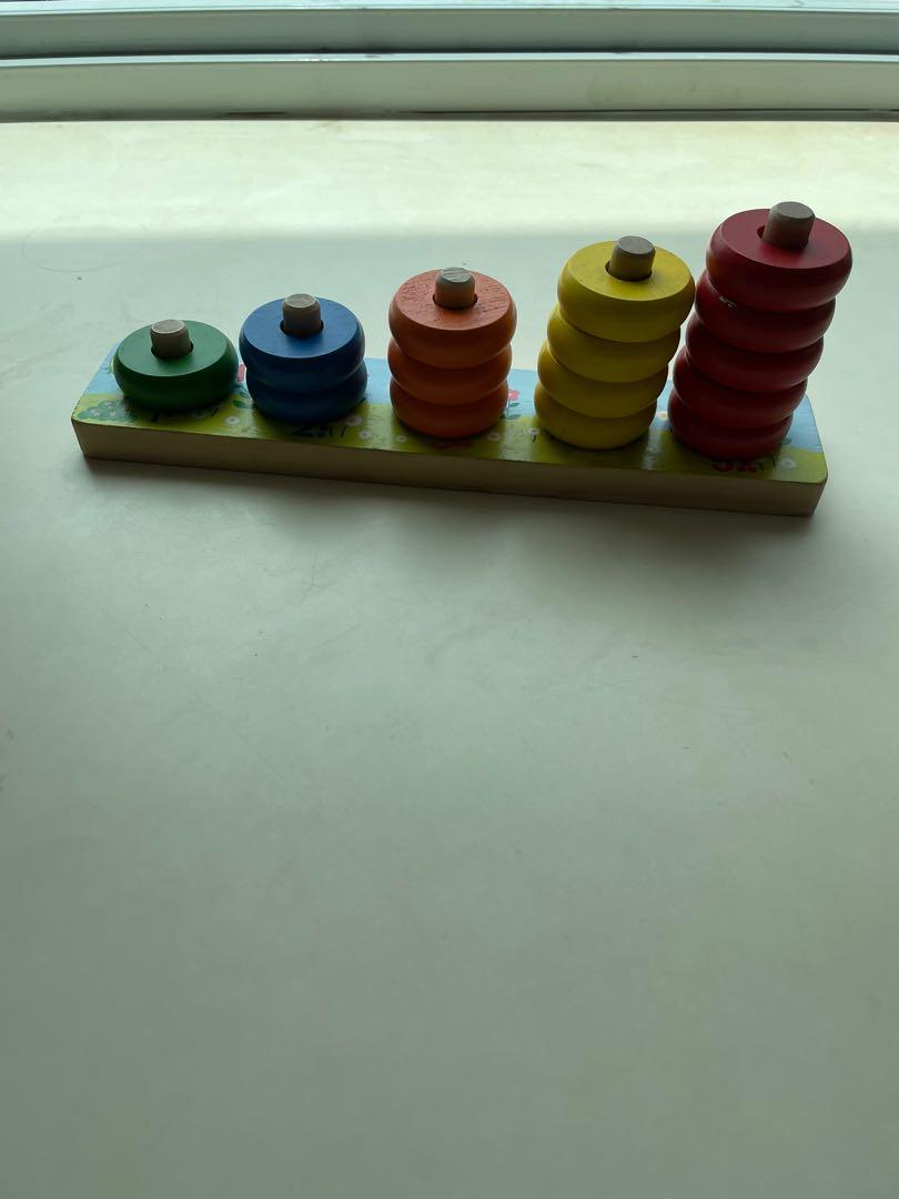 Color and number stacker, Hobbies & Toys, Toys & Games on Carousell