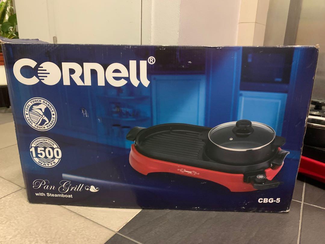 Cornell Electric Steamboat with BBQ Grill Hot Pot Cooker Teppan ...
