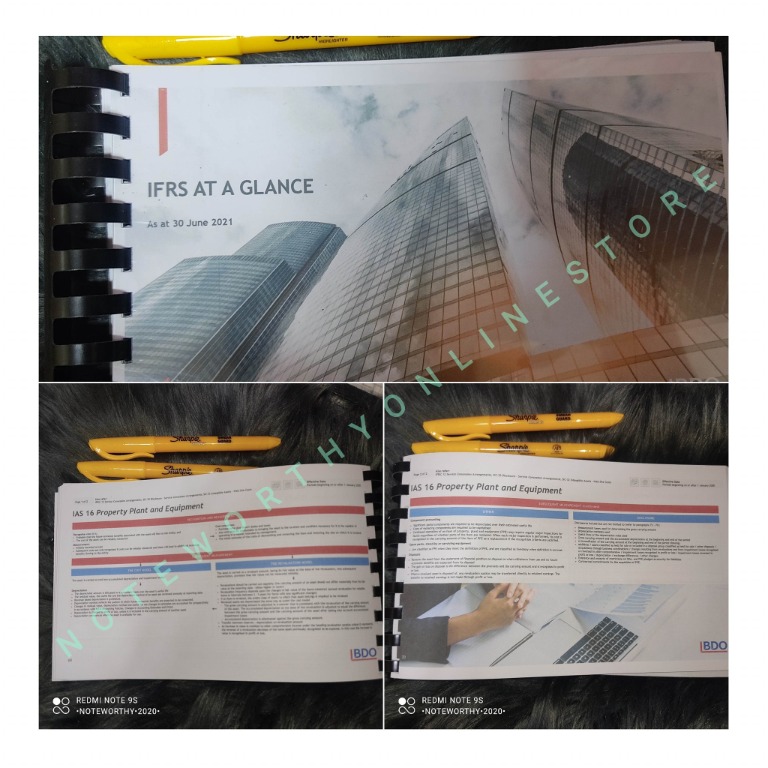 CPA Notes Reviewer FAR IFRS at a Glance PFRS PAS Summar, Hobbies & Toys ...