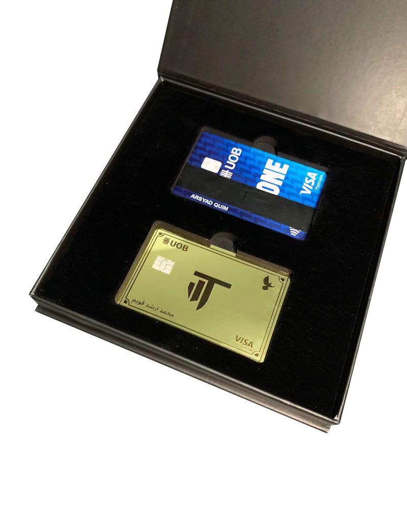 Custom metal bank card, Luxury, Accessories on Carousell