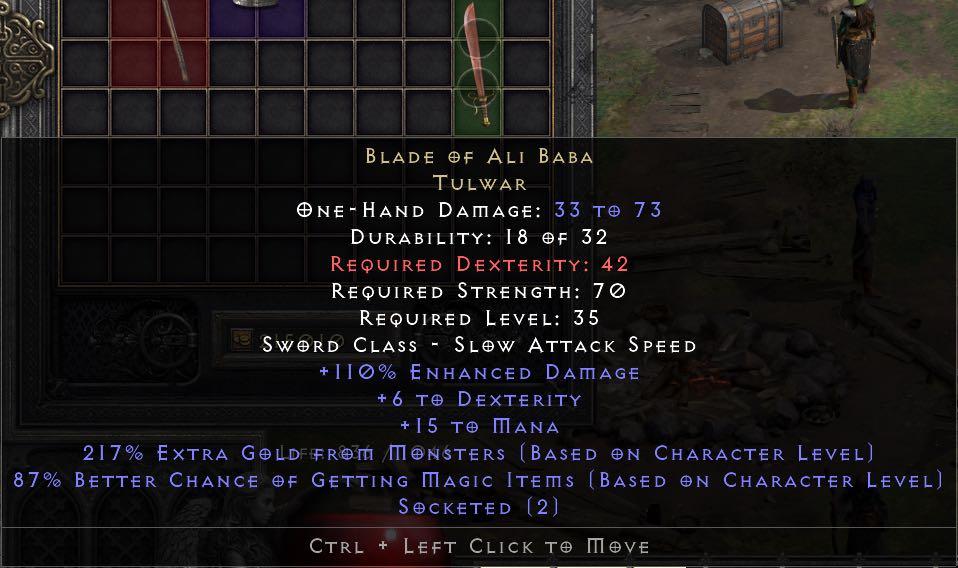 D2R Blade of Alibaba | Softcore | PC / Switch, Video Gaming, Gaming ...