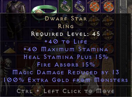 D2R Dwarf Star Ring | Softcore | PC / Switch, Video Gaming, Gaming ...