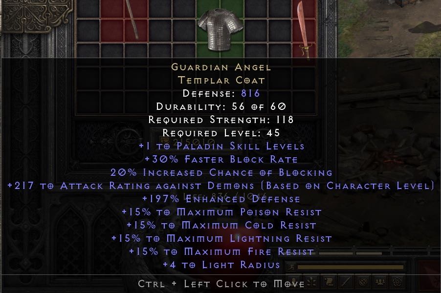 D2R Guardian Angel 197% ED | Softcore | PC/Switch, Video Gaming, Gaming ...