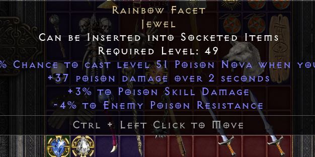 D2R Rainbow Facet | Softcore | PC / Switch, Video Gaming, Gaming ...