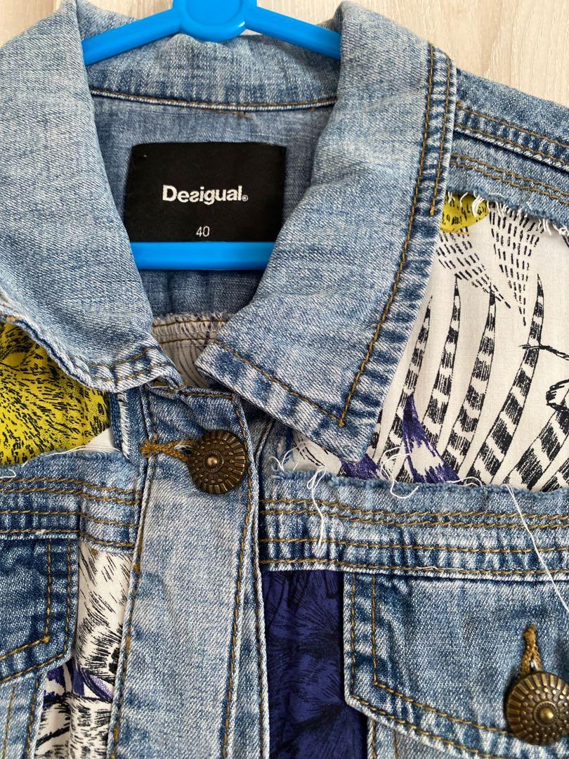 Desigual denim jacket, Women's Fashion, Coats, Jackets and Outerwear on ...