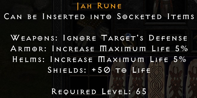 Diablo 2 Resurrected : Jah Rune, Video Gaming, Video Games, Others on Carousell