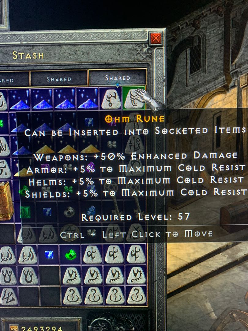 Diablo 2 Resurrected - Ohm Rune, Video Gaming, Video Games, Others on ...