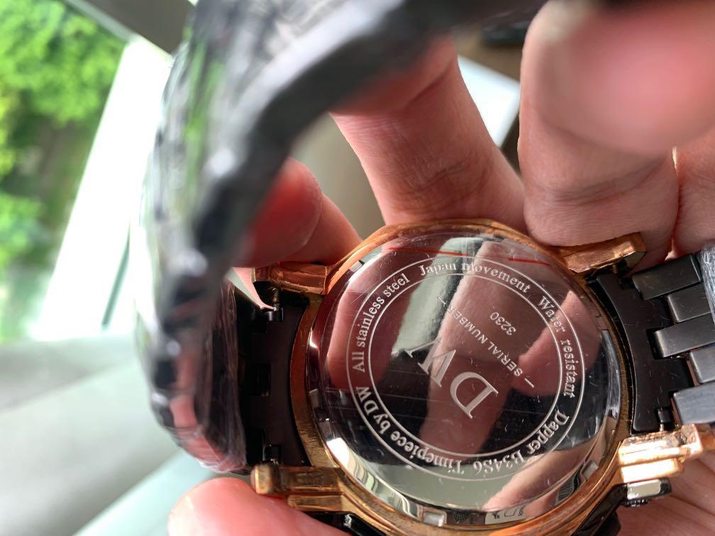 DW Japan Movement Stainless Stell Chronograph Watch, Men's Fashion ...