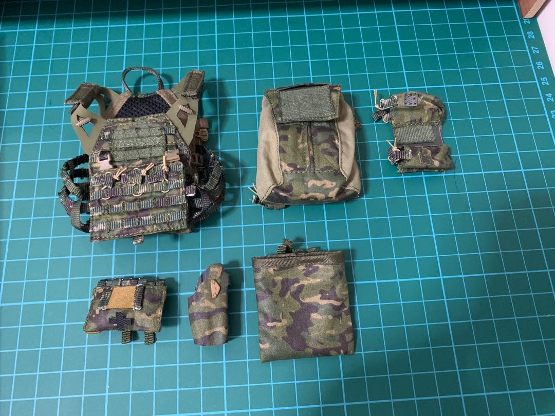 1/6 Scale Easy & Simple 06028 USASOC Vest, Hobbies & Toys, Toys & Games ...