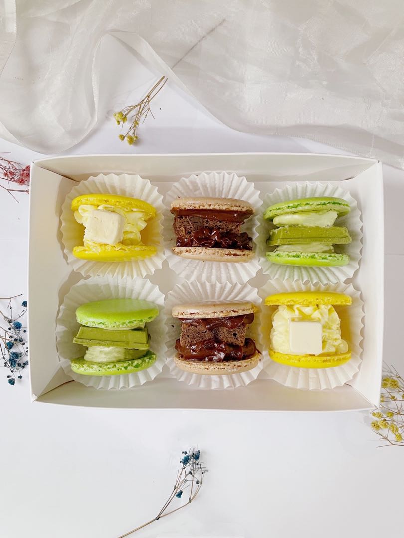 Fat macarons, Food & Drinks, Homemade Bakes on Carousell