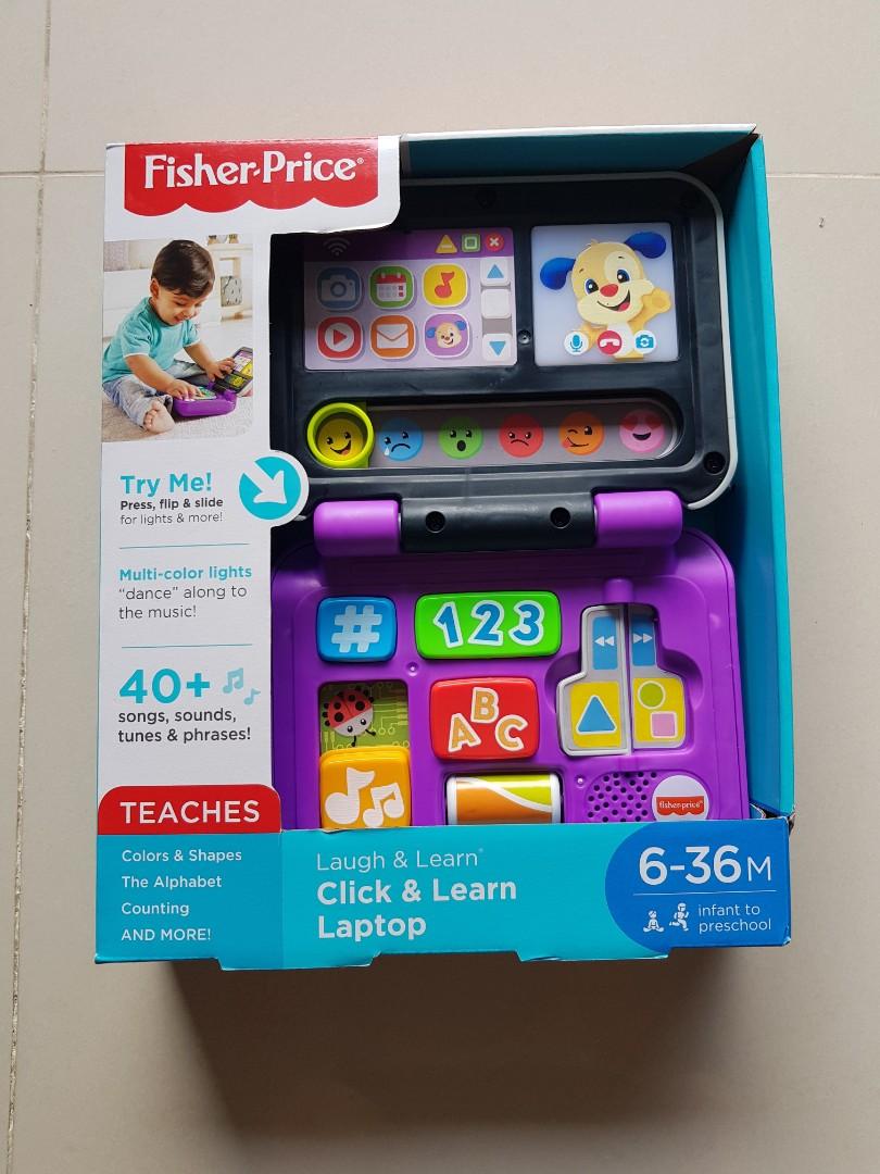 Fisher Price Click and Learn Laptop (Brand New), Babies & Kids, Infant ...