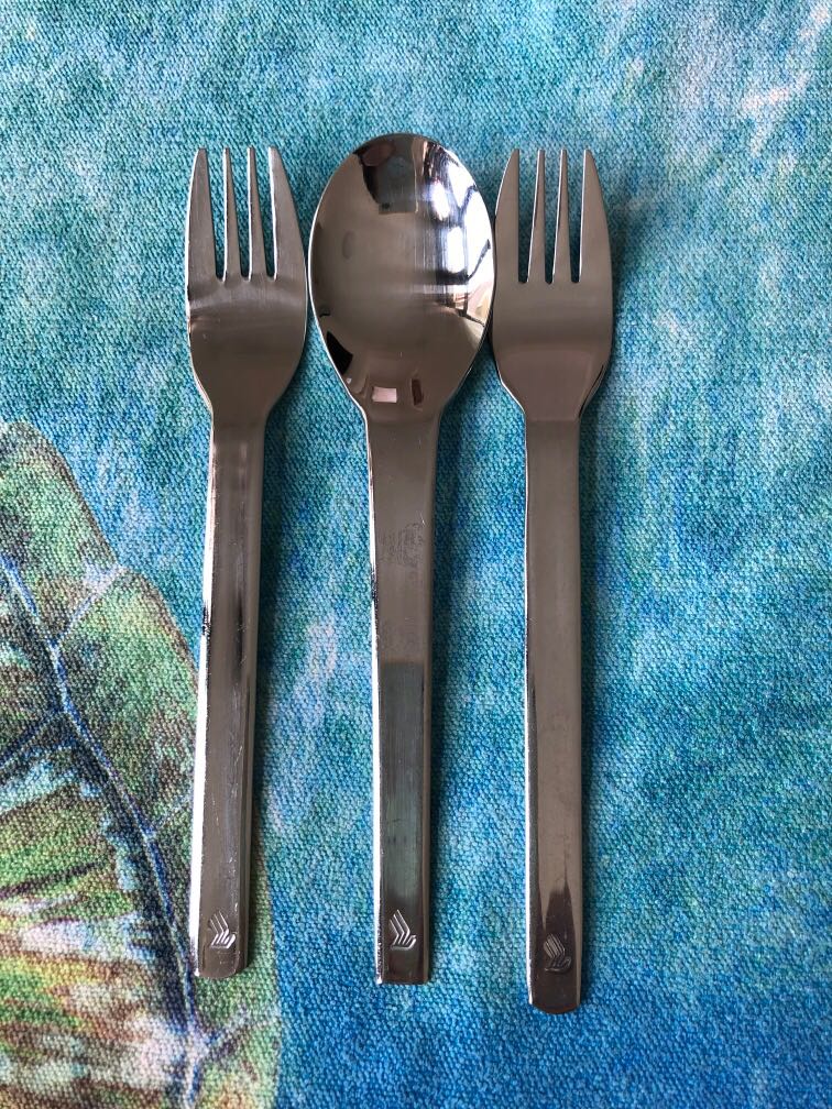 FREE! SQ cutlery (2 forks & 1 spoon), Furniture & Home Living ...