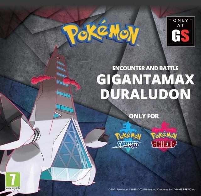 Gigantamax Duraludon Dynamax crystal codes for Pokemon Sword & Shield ...