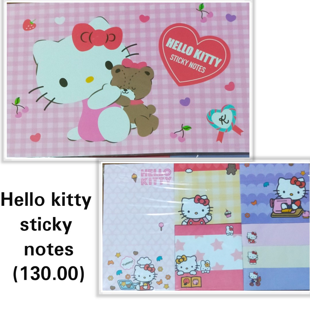 Hello Kitty Sticky Notes, Hobbies & Toys, Stationary & Craft ...