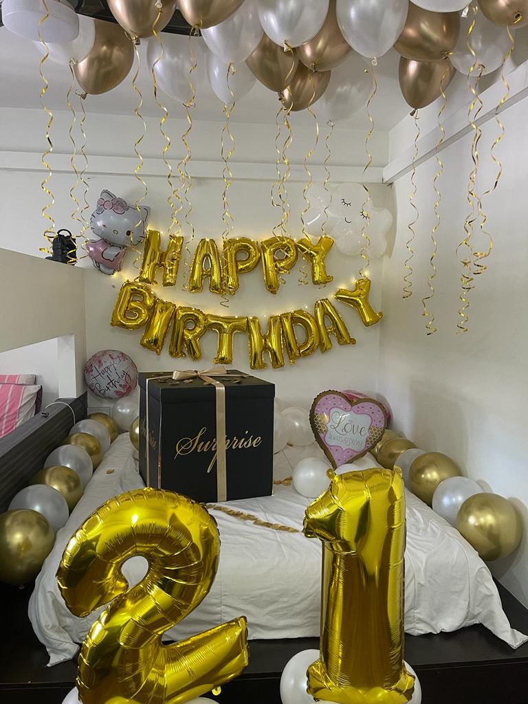 Home birthday decorations setup package, Hobbies & Toys, Occasions ...