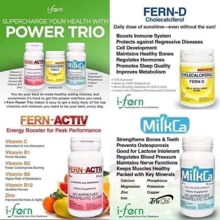 I Fern multivitamins, Health & Nutrition, Health Supplements, Vitamins ...