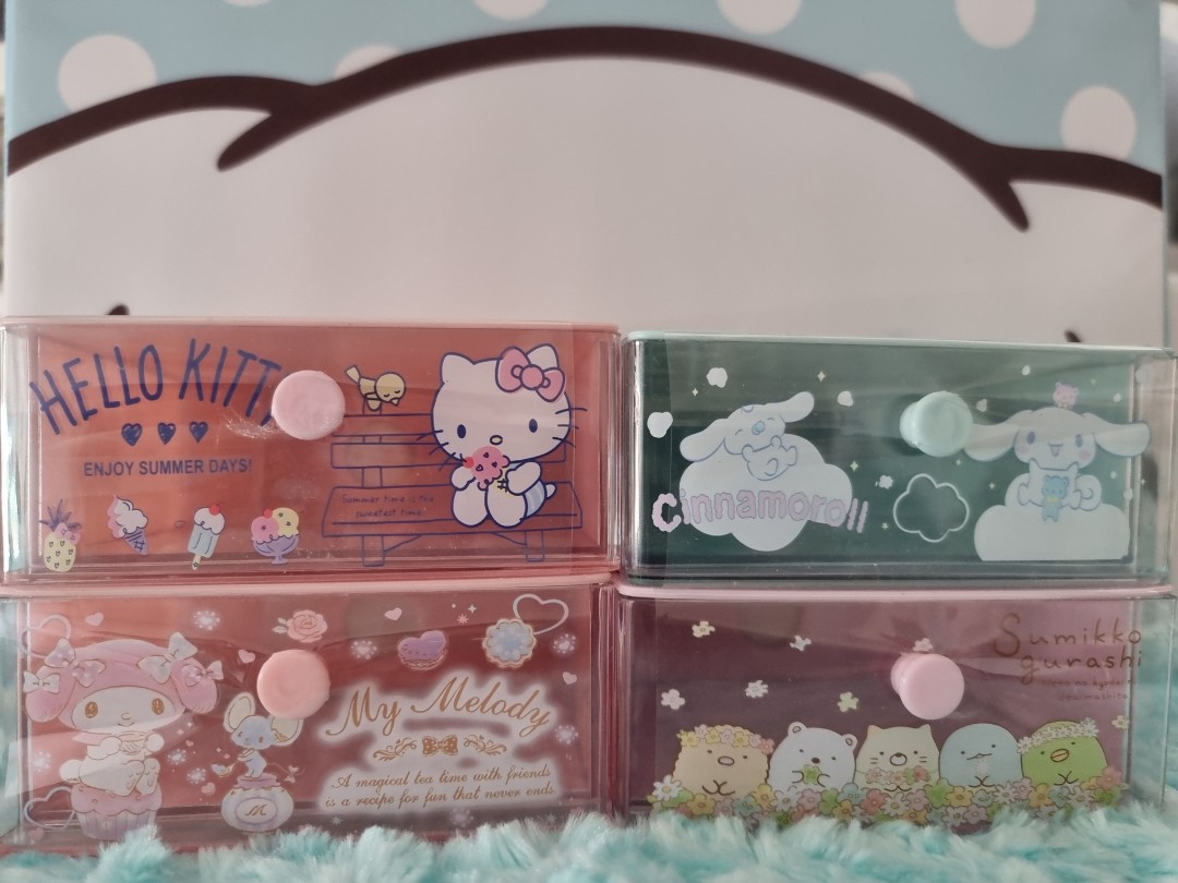 In Stocks! Sanrio Mini Stackable Drawers, Hobbies & Toys, Stationery ...