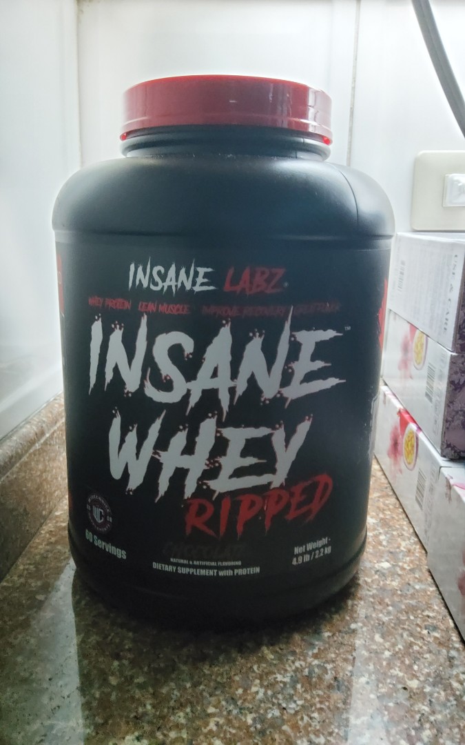 Insane Whey Ripped, Health & Nutrition, Health Supplements, Sports ...