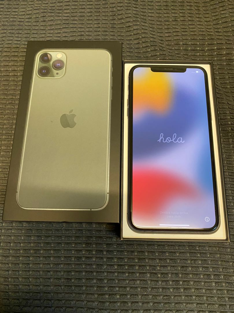 [FULL SET] iPhone 11 Pro Max 256GB Midnight Green, Mobile Phones ...