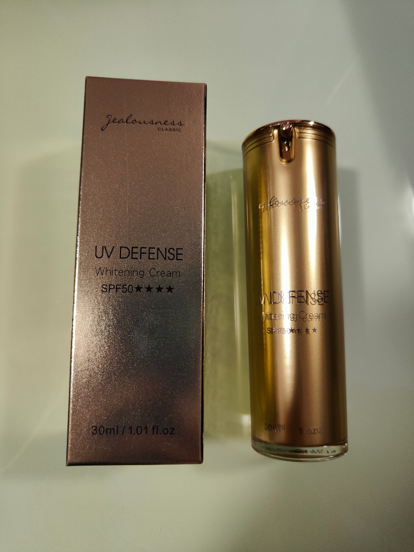 Jealousness UV defense whitening cream SPF 50 (30ml), Beauty & Personal Care, Face, Face Care on ...