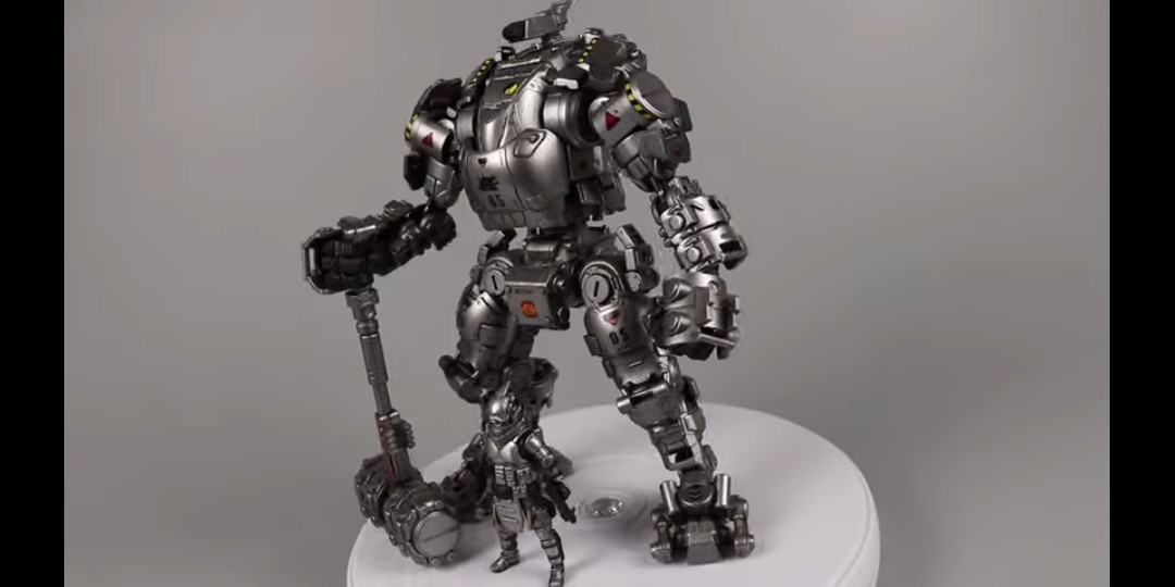 JoyToy Steel Bone Mech H02 1:25, Hobbies & Toys, Toys & Games on Carousell