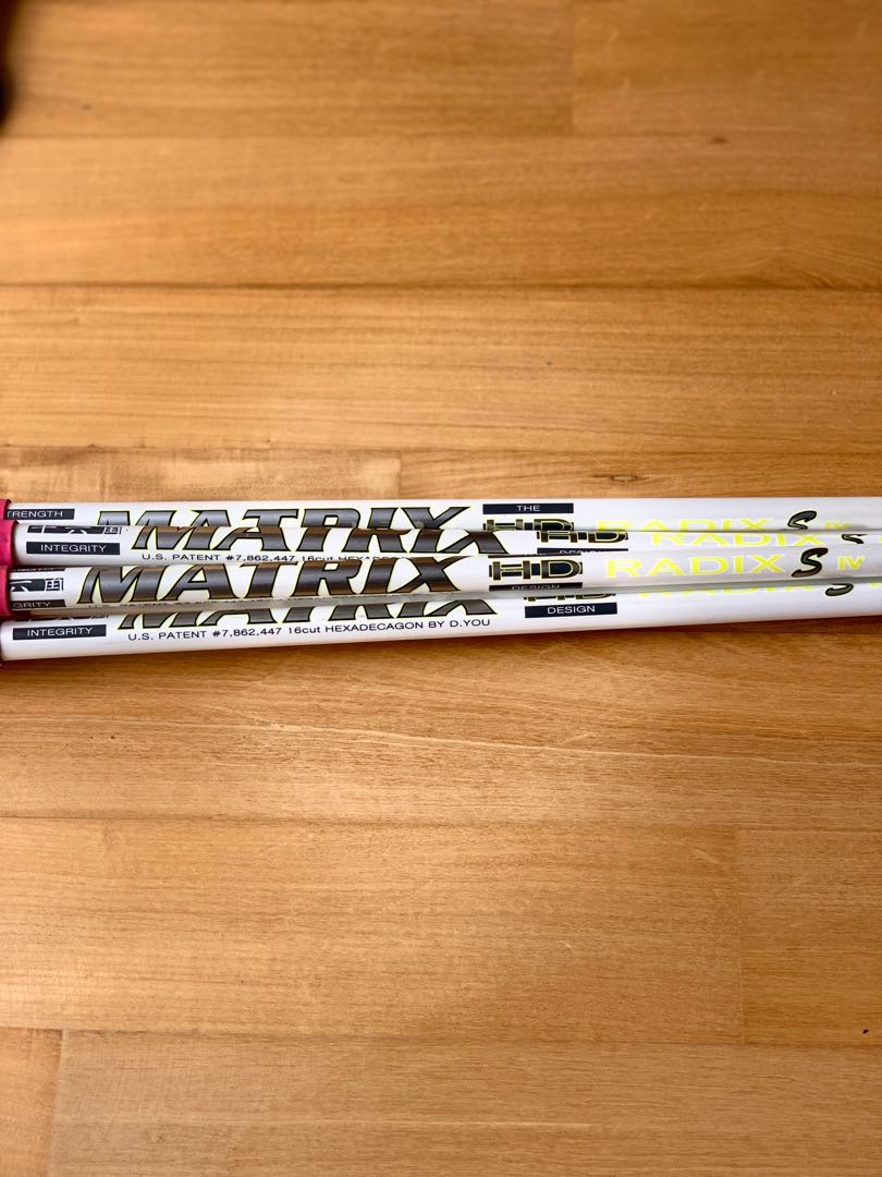 Junior Golf Shafts Matrix Radix 7 pcs, Sports Equipment, Sports & Games ...