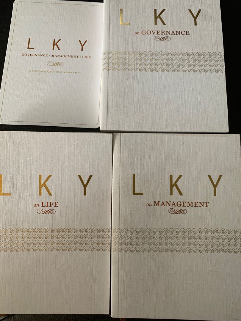 Lee Kuan yew LKY governance management life collection of quote ...