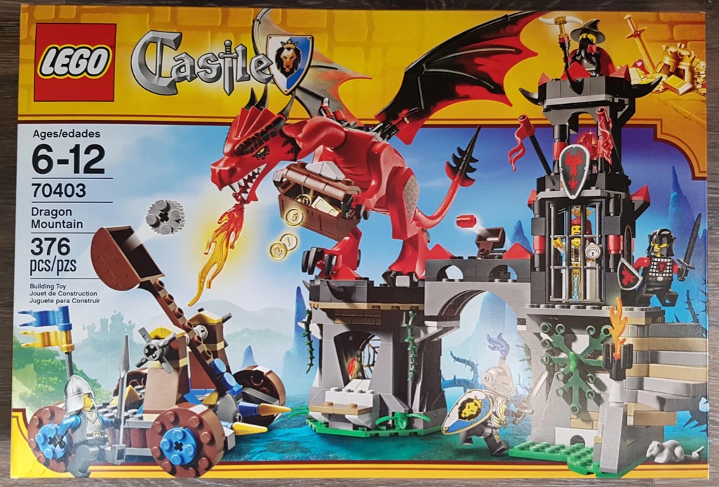 LEGO 70403 Dragon Mountain (Castles series) RARE ITEM, Hobbies & Toys ...