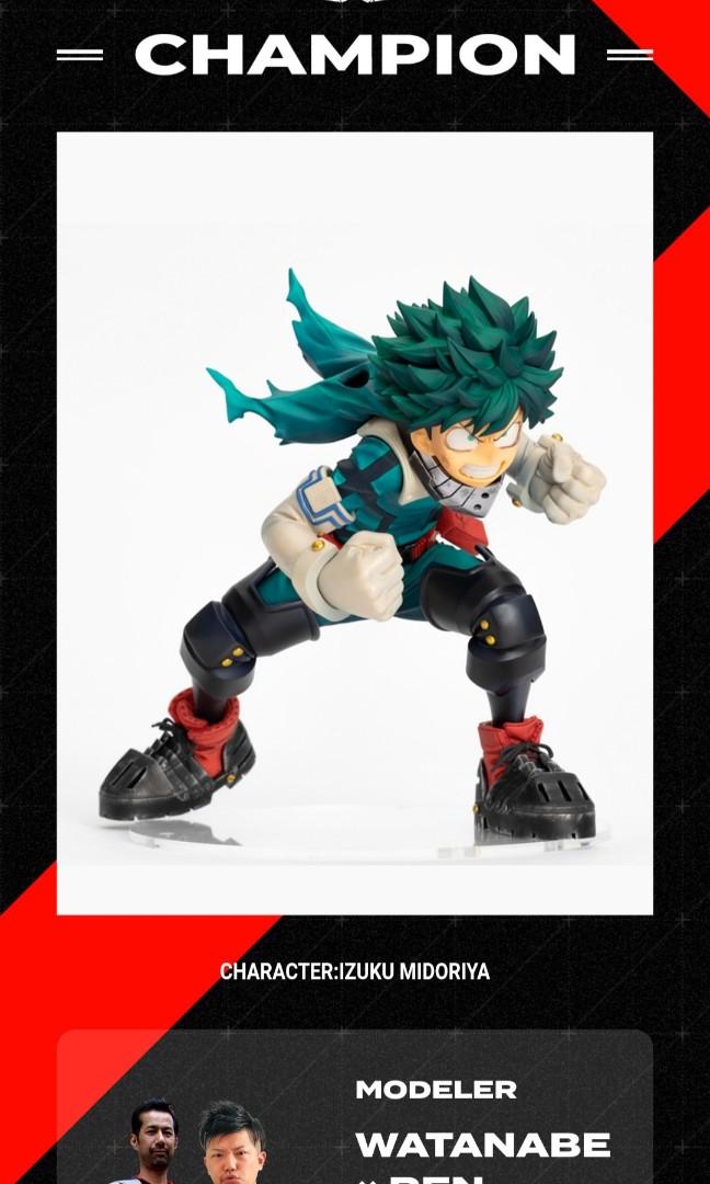 Midoriya izuku deku bwfc two dimension 2d manga figure - my hero ...
