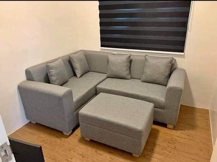MINI L-SHAPE SOFA SET, Furniture & Home Living, Furniture, Sofas on ...
