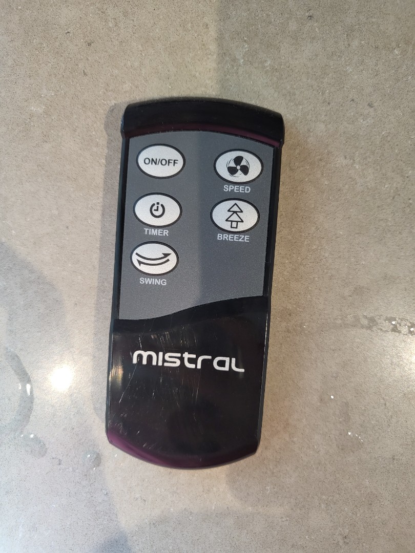 Mistral remote controlled fan, Furniture & Home Living, Lighting & Fans ...
