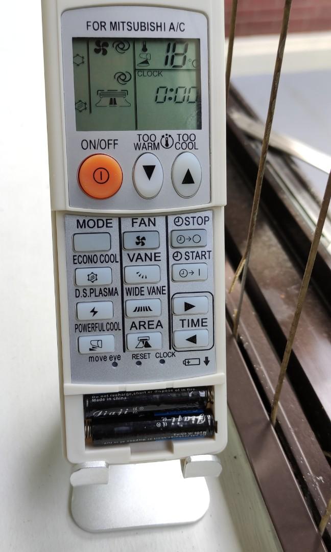 Mitsubishi Aircon Remote Control SG10A SG10B SG10C SG10D MSY-EF10VAS ...