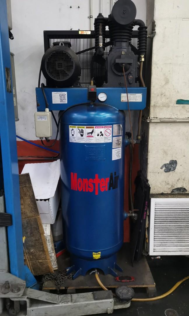 Monster Air compressor 7.5hp, Car Accessories, Car Workshops & Services ...