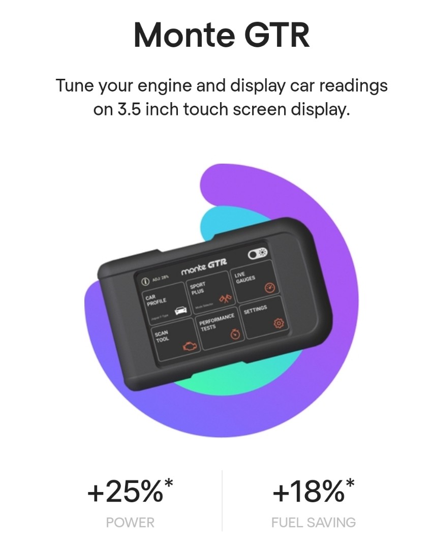 Monte GTR Tuning Chip fo SALE (OBD2), Car Accessories, Electronics & Lights on Carousell