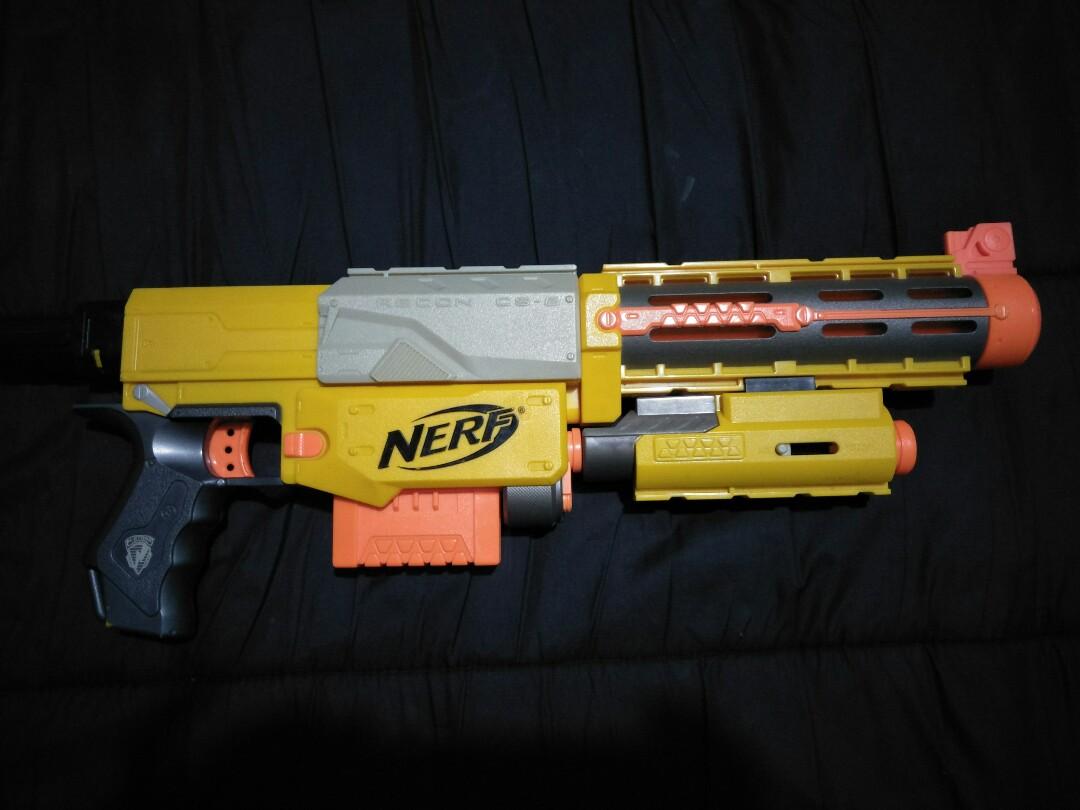 Nerf Toy Gun Maverick Rev 6 Dominator Nerf Recon CS6 Barrage Super ...