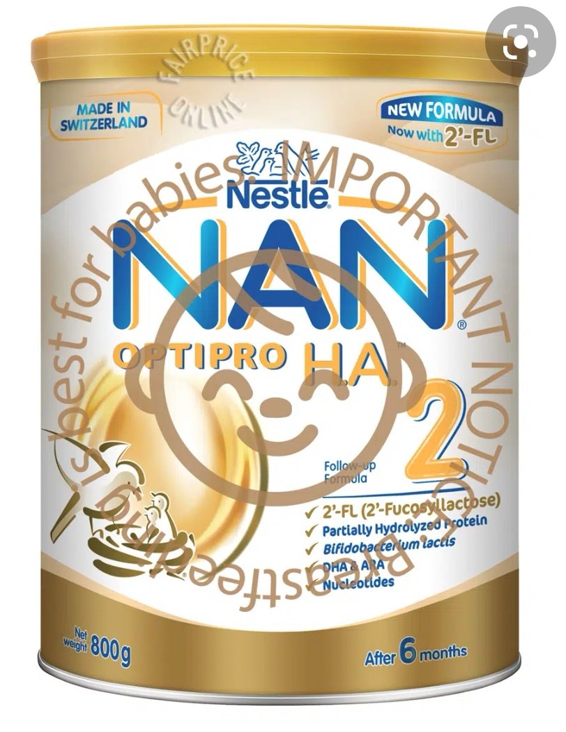 Nestle Nan Optipro HA2 Follow up formula 800g, Food & Drinks, Other ...