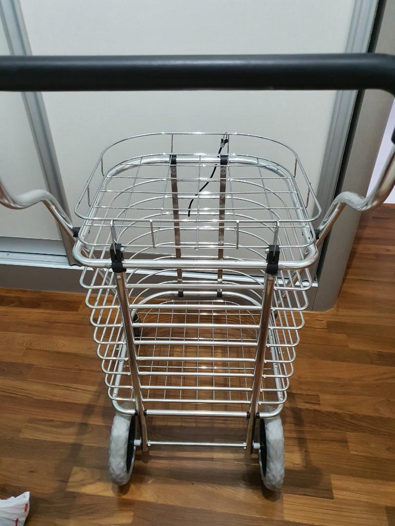 New 4 wheels trolley with 1 missing wheel, Everything Else on Carousell