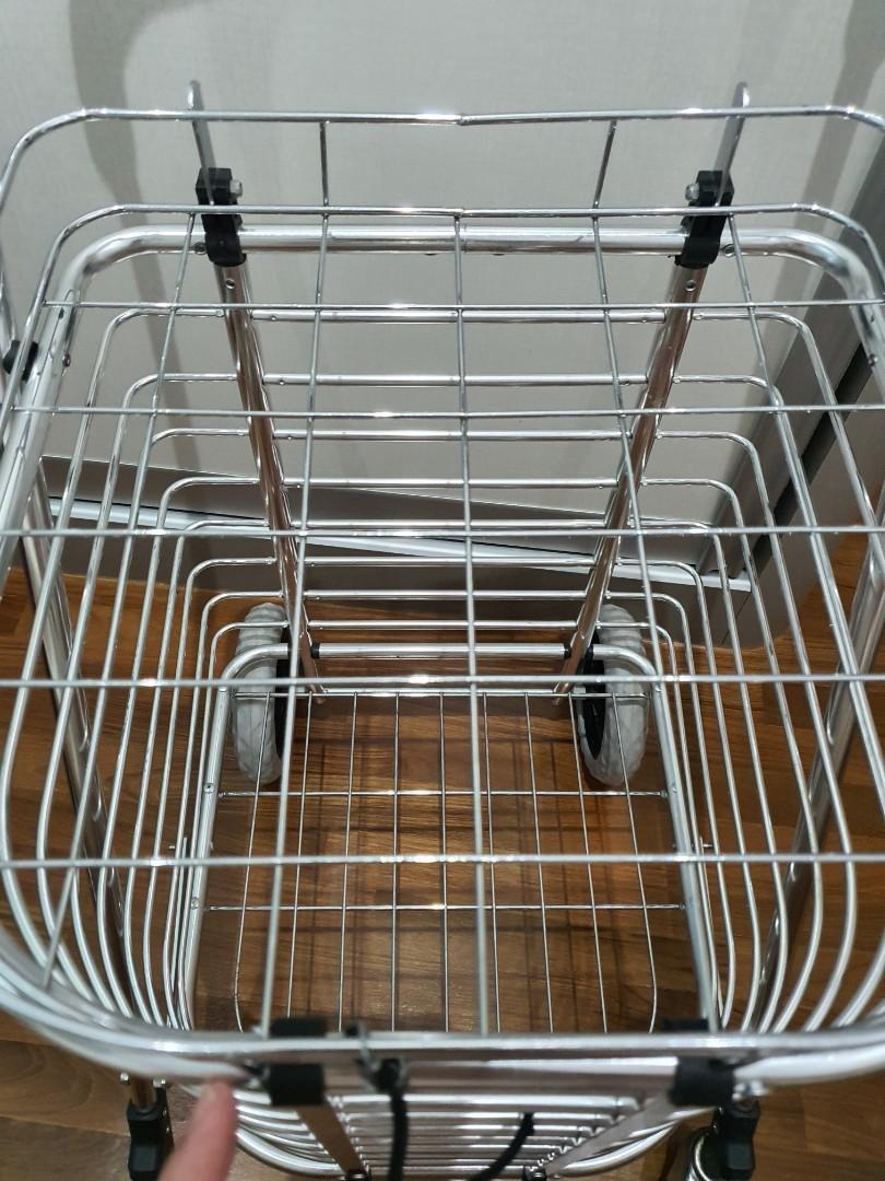 New 4 wheels trolley with 1 missing wheel, Everything Else on Carousell