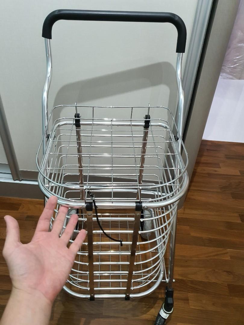 New 4 wheels trolley with 1 missing wheel, Everything Else on Carousell