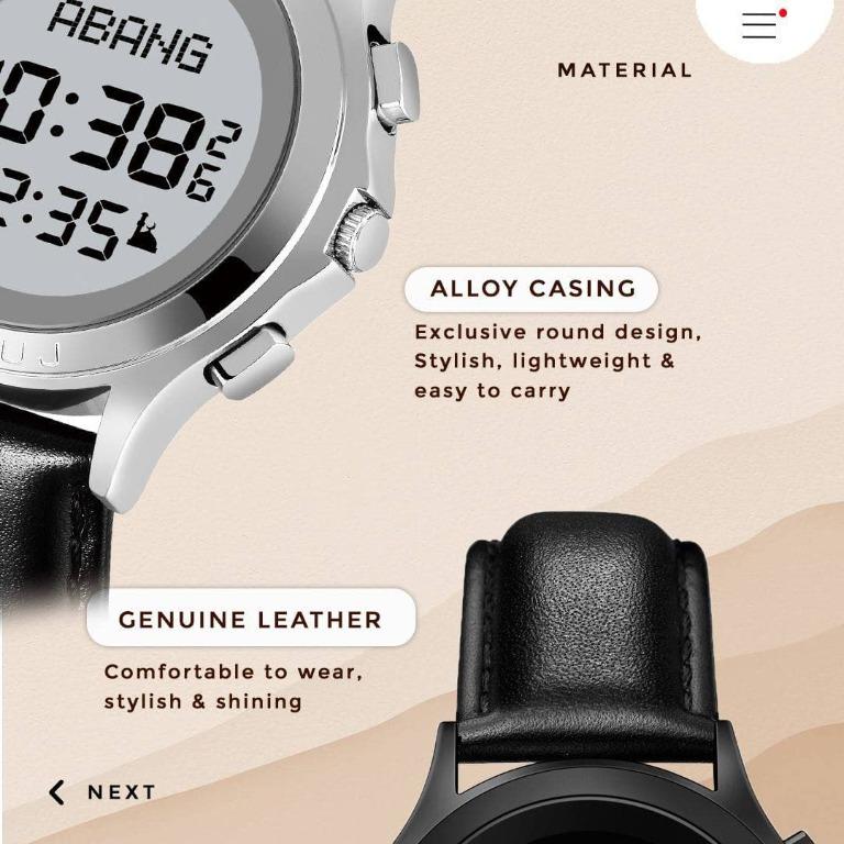 (NEW ARRIVAL) BURUJ VEGA, Qiblat Watch Jam Azan , Jam Kiblat Jam Solat ...