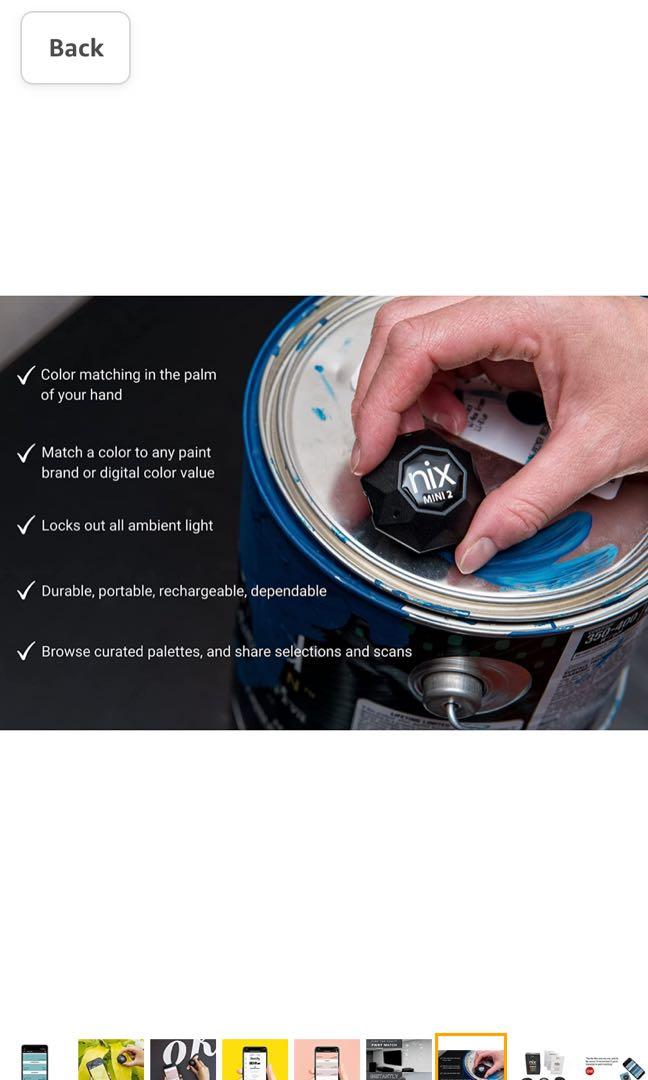Nix Mini 2 Color Sensor Colorimeter - Portable Color Matching Tool ...
