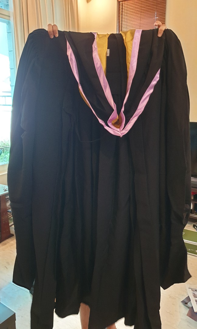 NTU graduation gown, Men's Fashion, Coats, Jackets and Outerwear on ...