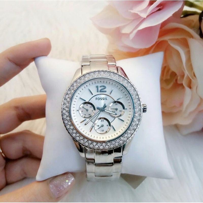 Original 100% Fossil watch women es3588, Fesyen Wanita, Jam Tangan di ...