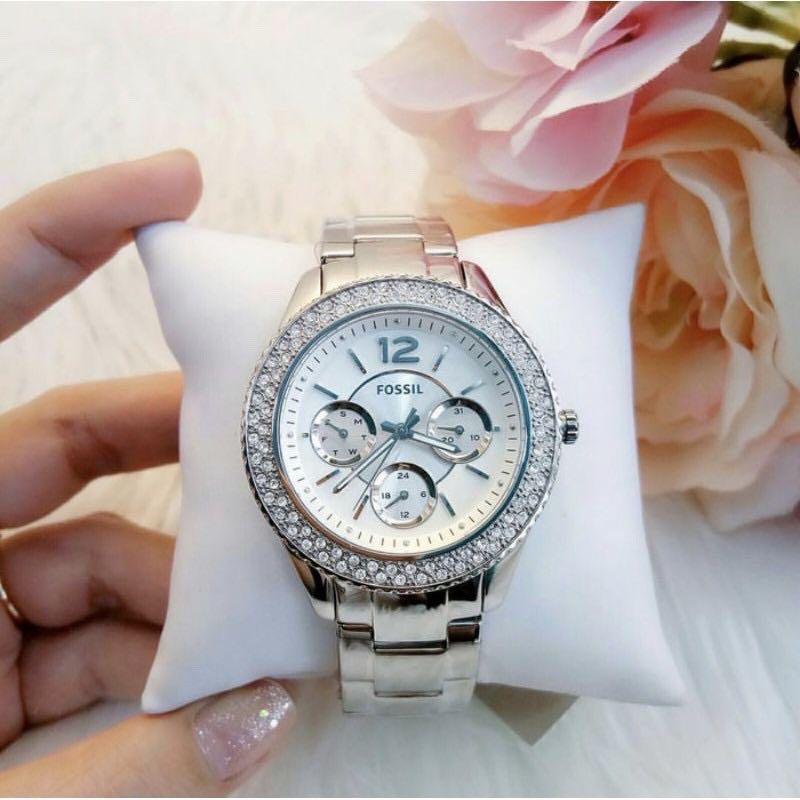 Original 100% Fossil watch women es3588, Fesyen Wanita, Jam Tangan di ...