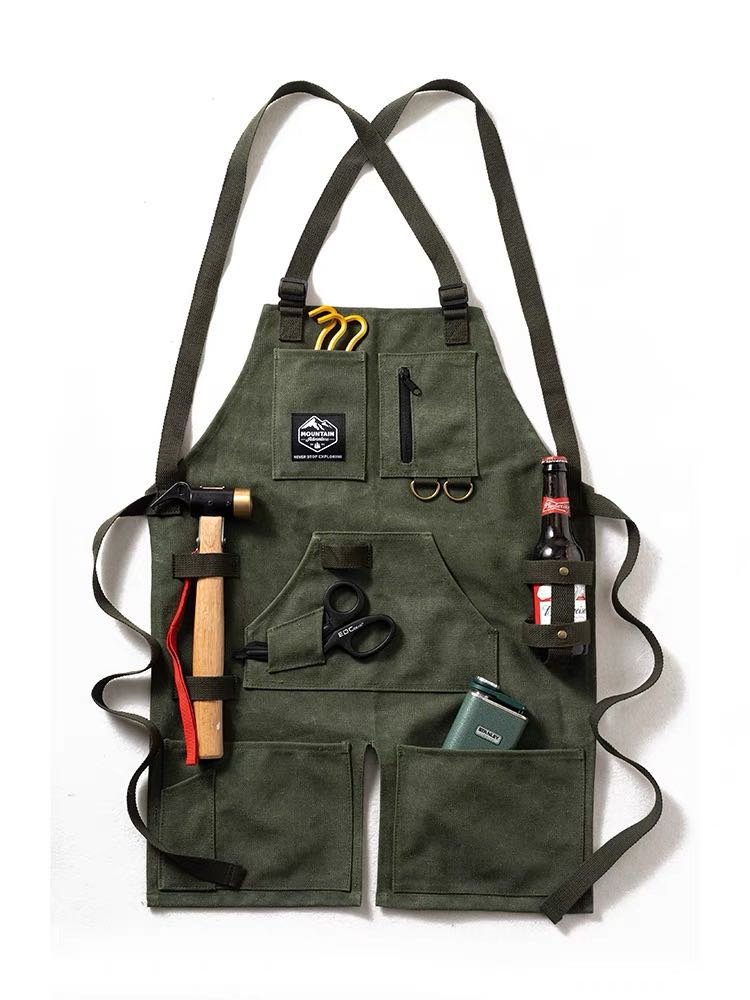 Outdoor workers apron, Men's Fashion, Tops & Sets, Vests on Carousell