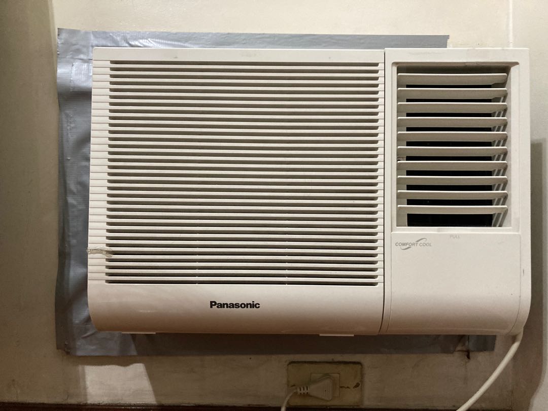 Window type aircon [1HP Panasonic], TV & Home Appliances, Air ...