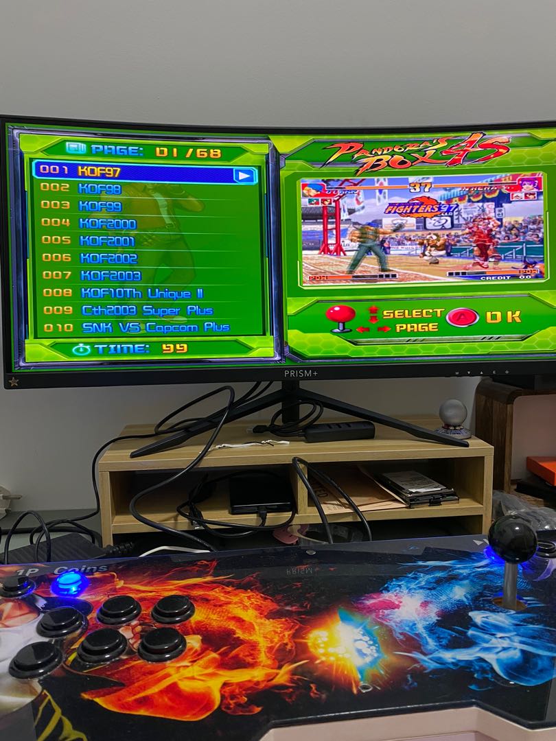 Pandora 4S Retro gaming console all-in-one, Video Gaming, Video Game ...