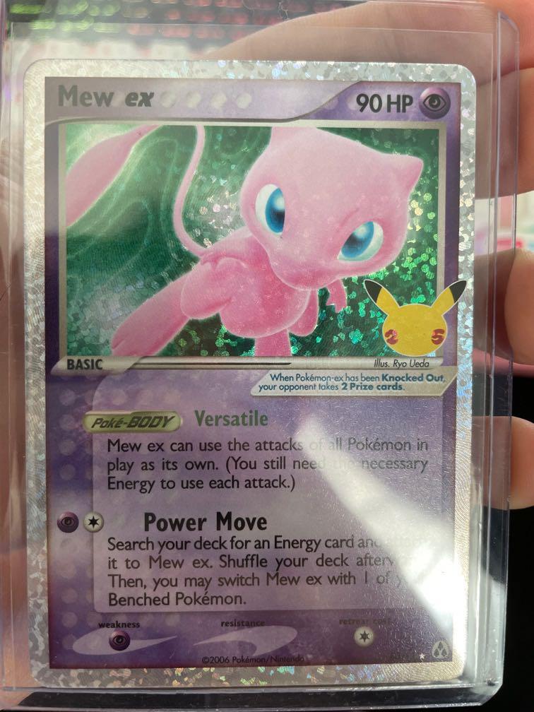 Pokemon 25th anniversary Mew EX and Cleffa, Hobbies & Toys, Toys ...