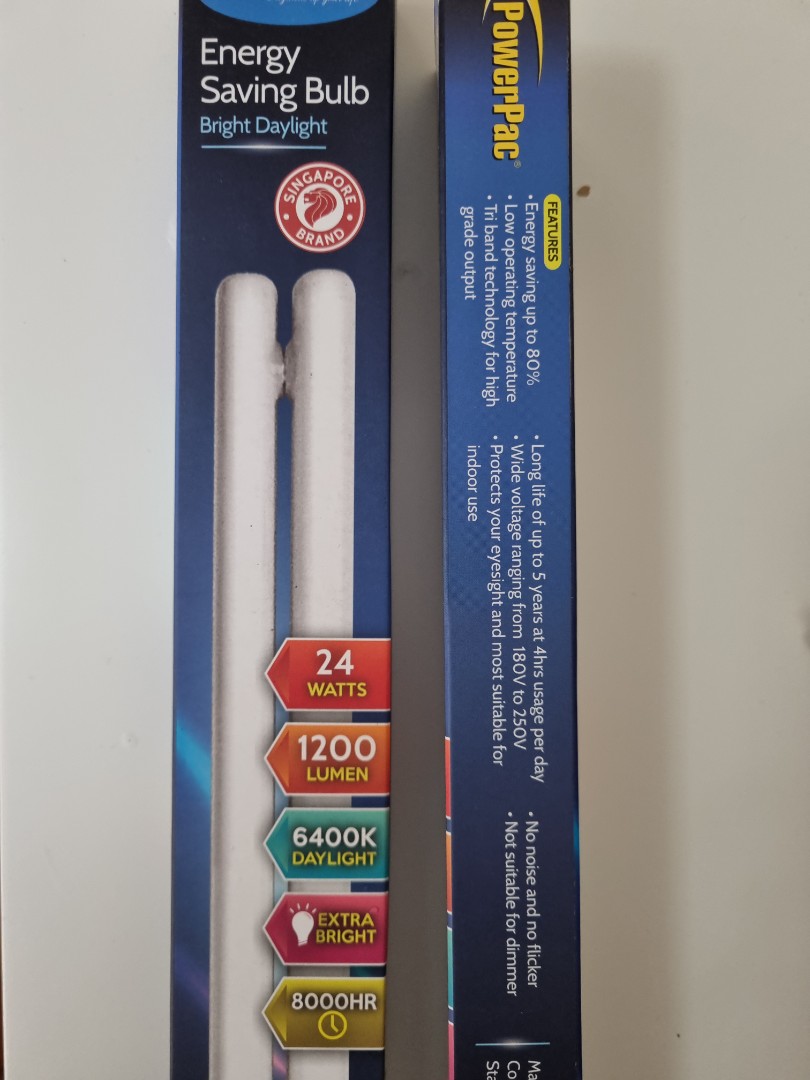 PowerPac Light Tube, Furniture & Home Living, Lighting & Fans, Lighting ...
