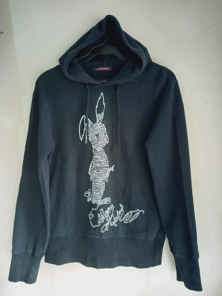 PRELOVED ALGONQUINS Black Hoodie Jacket, Women's Fashion, Coats ...